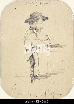 Claude Monet - The Man in the Small Hat Stock Photo - Alamy