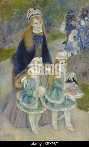 Renoir Pierre-Auguste - La Promenade 1870 Stock Photo - Alamy