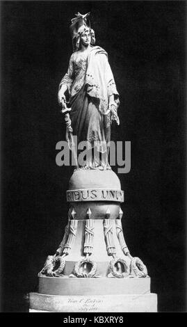 Thomas Crawford's allegorical sculpture 'Representation of Peace ...