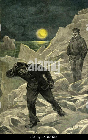 'The Sphinx of the Ice Fields' by George Roux is an illustration from ...