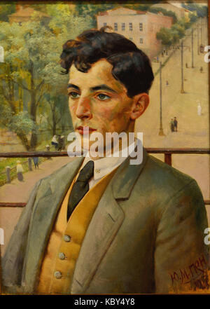 Yehuda Pen Portrait of the Unknown 1917 Stock Photo - Alamy
