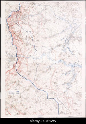 Vintage map of the Battle of Arras Stock Photo - Alamy