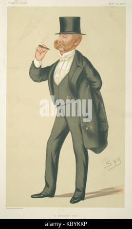 This 1876 caricature of Charles Napier Sturt, an Australian explorer ...