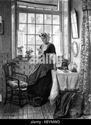 Hermann Knopf 1870 Holandska ctenarka Stock Photo - Alamy