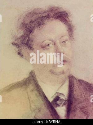 Frantz Seimetz, Portrait de Mr Bourget Stock Photo - Alamy