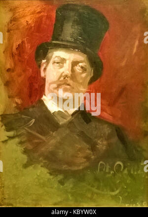 Galle Kallela portrait of Nils Forsberg Stock Photo - Alamy