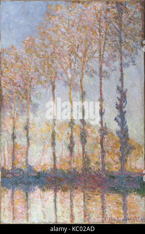 Poplars on the Epte 1891 by Claude Monet Stock Photo - Alamy