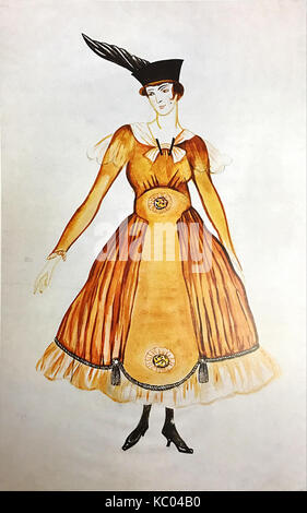 Dress Design (Rozanova, 1917 Stock Photo - Alamy
