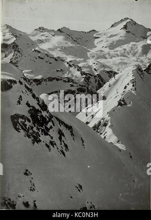 A drawing from the Kriegsalbum, depicting the Dolomites during World ...