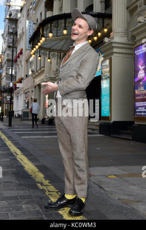 Nick and Jaqui Wisdom (Children of Norman Wisdom) pose on the steps of ...