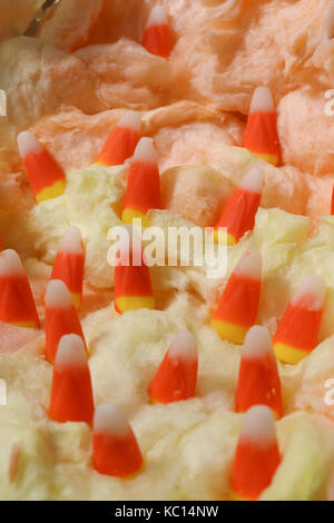 Colorful Candy Corn for Halloween on a Background Stock Photo - Alamy