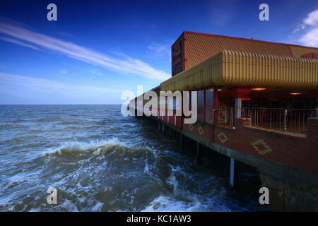 Walton on Naze pier amusements Essex England Stock Photo - Alamy