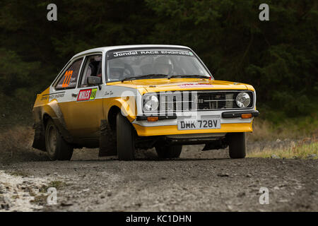 Ford Escort WRC World rally car and WRC replica road car with bodykit ...