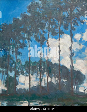Claude Monet Poplars (Autumn), 1891. The Poplar Series paintings were ...