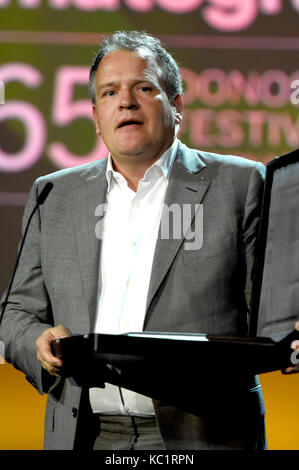 Florian Ballhaus receives the Silver Shell award for best photography ...