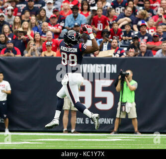 Houston Texans tight end Stephen Anderson (89) and teammates run onto ...