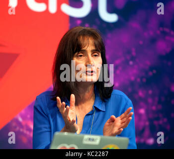 Mission scientist Michele Dougherty, discussing the latest findings ...