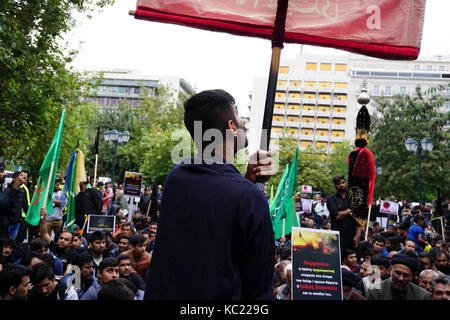 Athens, Greece. 30th Sep, 2017. Shiite Muslims that live in Greece ...