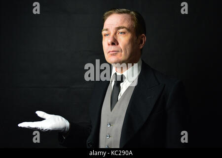 British Classic Butler Stock Photo - Alamy