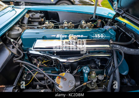 Chevy Engine compartment Stock Photo - Alamy