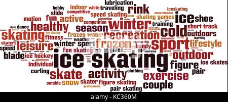 Ice hockey word cloud concept. Vector illustration Stock Vector Image ...