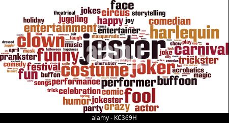 Jester word cloud concept. Vector illustration Stock Vector Image & Art ...