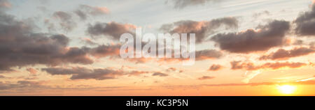 sunset or sunrise sky, background or texture Stock Photo - Alamy