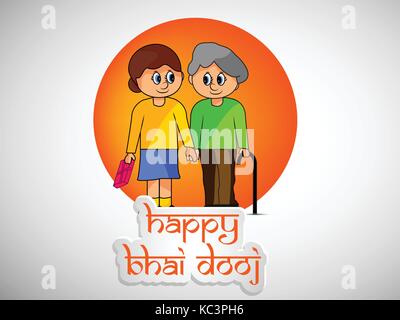 bhai dooj festival illustration design concept Stock Vector Image & Art ...
