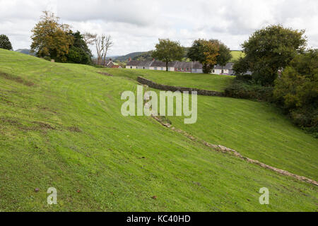Moridunum Roman amphitheatre Carmarthen Carmarthenshire West Wales UK ...
