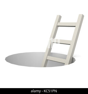Ladder from hole image with hi-res rendered artwork that could be used ...