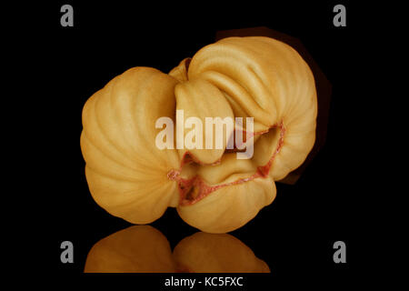 Deformed ugly orange pumpkin in a child hands Stock Photo - Alamy