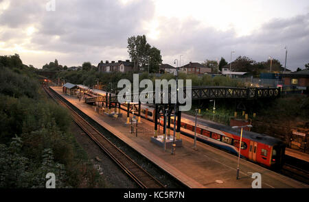 Hunts Cross Merseyrail Stock Photo - Alamy