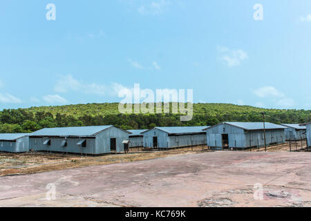 Barracks Coconut Prison Phu Quoc Island Vietnam War museum. Phu Quoc ...