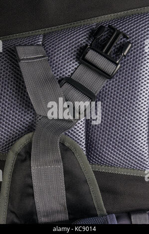 closeup of buckles, clasps, zippers, pockets, fasteners, fittings and ...