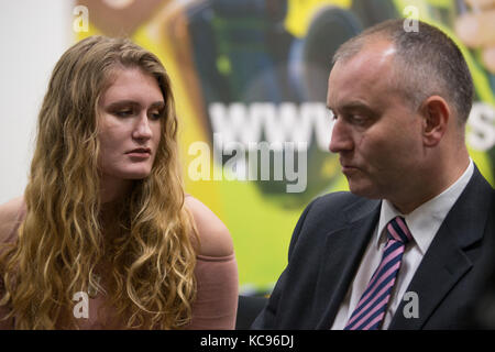 Husband Peter Wilkinson, who survived the attack, and daughter Lydia ...