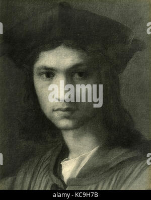 Self-portrait of Italian painter Andrea del Sarto Stock Photo - Alamy