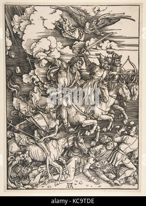 Albrecht Durer, The Four Horsemen of the Apocalypse 1498 War, Famine ...