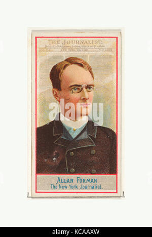 Allan Forman, The New York Journalist, from the American Editors series ...