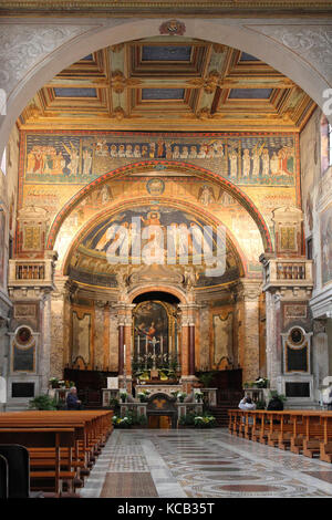 The Basilica of Saint Praxedes in Rome, Italy Stock Photo - Alamy