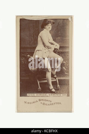 Josie Dirkee, Erminie Co., from the Actors and Actresses series (N45 ...
