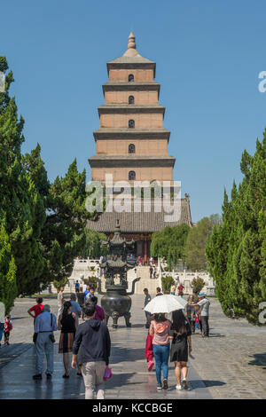 Big Wild Goose Pagoda, Xi'an, Shaanxi Province, China Stock Photo - Alamy