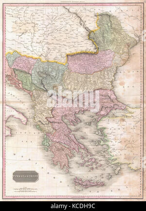 1818, Pinkerton Map of of Europe, John Pinkerton, 1758 – 1826, Scottish ...