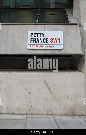 Petty France, City of Westminster, London. Formally the home of The ...