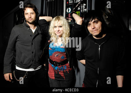 (L-R) Luis Cabezas, Kelly Ogden and Chris Black of The Dollyrots ...