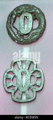 Sword Guard (Tsuba), 18th century, Japanese, Lacquer (maki-e), wood ...