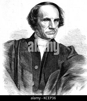 Portrait of Christopher Wordsworth (1807-1885) an English bishop of the ...