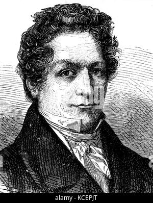 Louis Jacques Thénard, 1777 – 1857. French chemist. From Les Stock ...