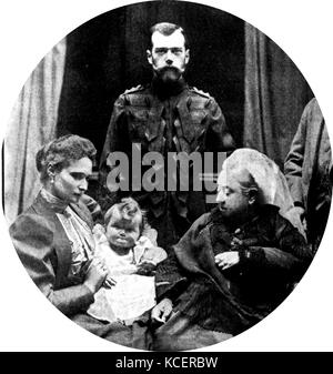 Queen Victoria and Tsar Nicholas II Stock Photo - Alamy