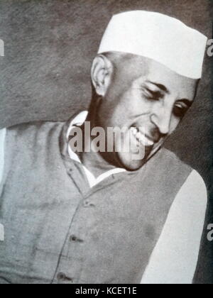 Jawaharlal Nehru (1889-1964), the first Prime Minister of India ...