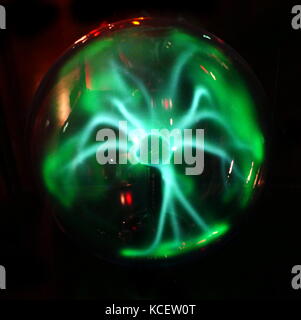 A plasma globe or plasma lamp (also called plasma ball, dome, sphere ...